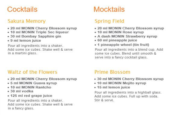 MONIN Cherry Blossom Syrup 700 mL